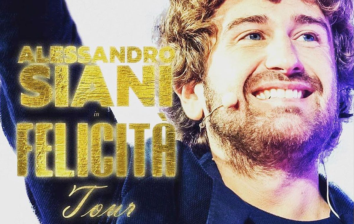 Alessandro Siani a Milano nel 2020 con il “Felicità Tour” (3 Febbraio 2020)