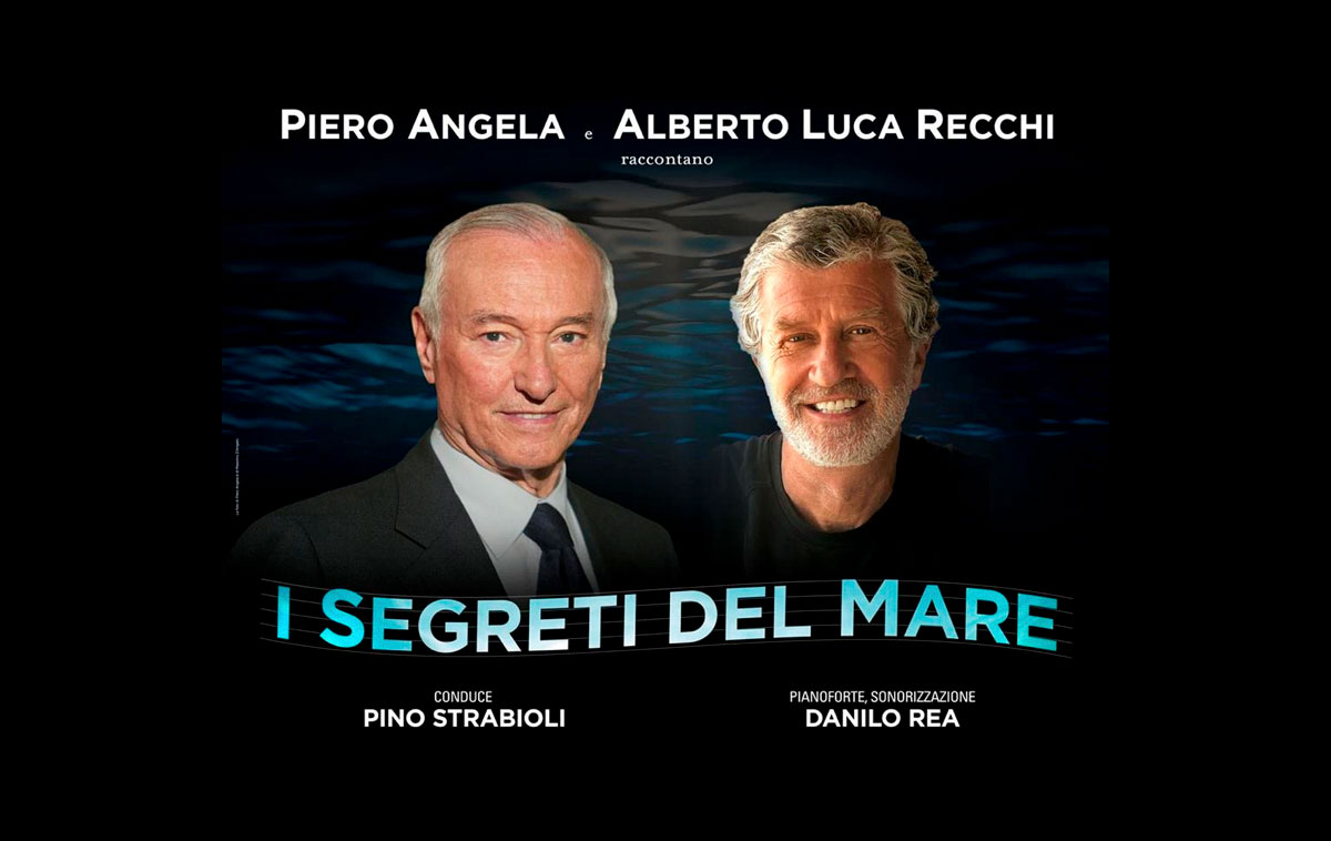Piero Angela e Alberto Luca Recchi a Milano nel 2022 con “I segreti del ...