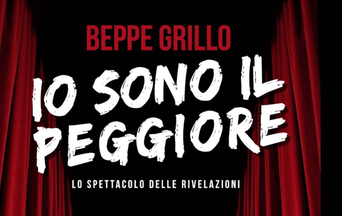 Beppe Grillo a Milano con “Io sono il peggiore” nel 2023: data e ...