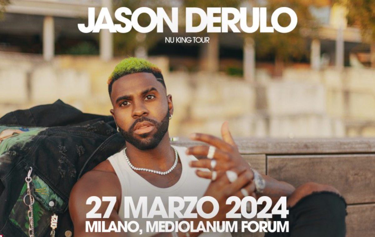 Jason Derulo a Milano nel 2024: data e biglietti del concerto (27 Marzo ...