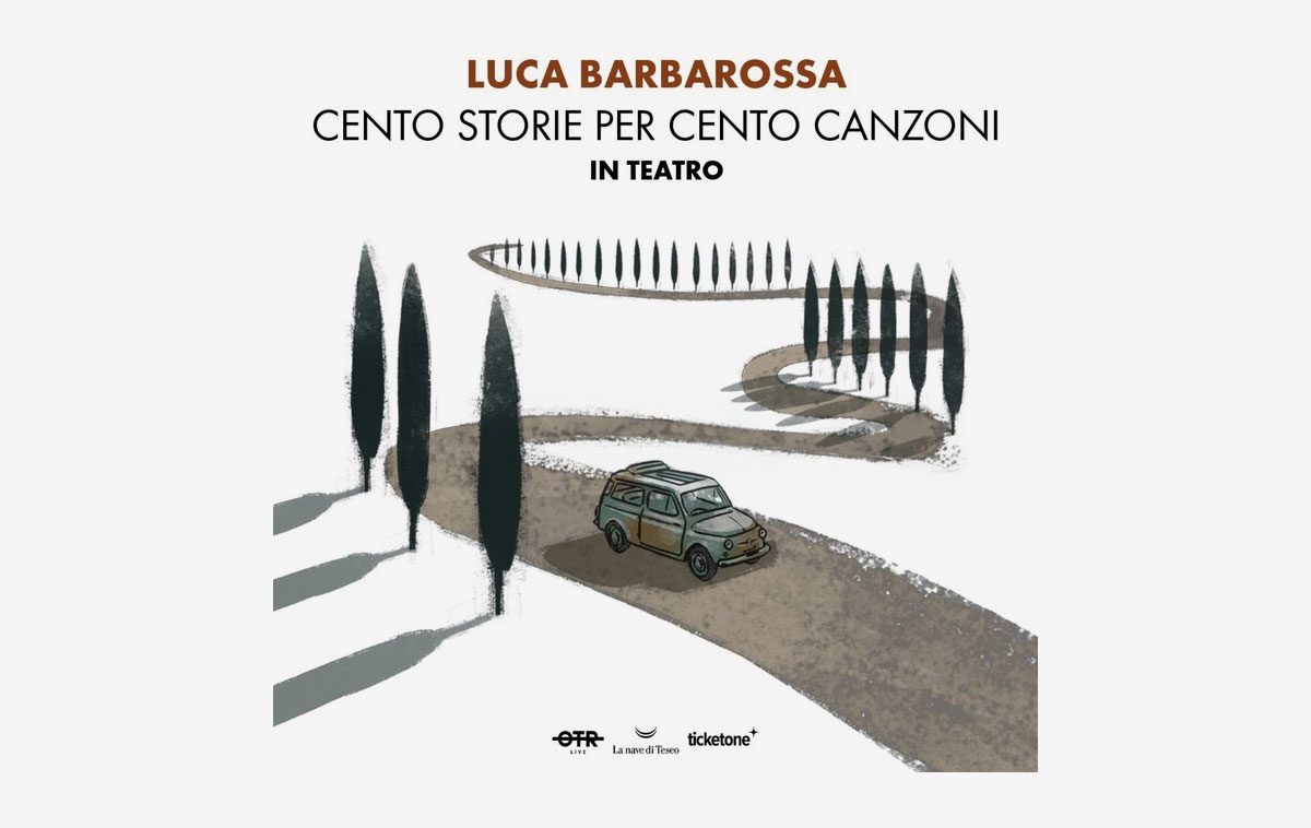 Luca Barbarossa a Milano nel 2025 con “Cento storie per cento canzoni in teatro” (11 Gennaio 2025)