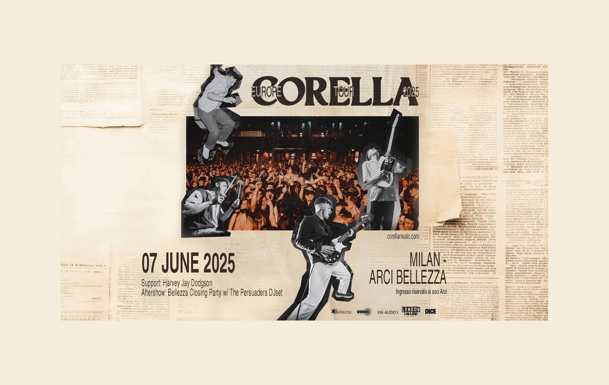 La band indie-pop britannica “Corella” live all’Arci Bellezza il 7 ...