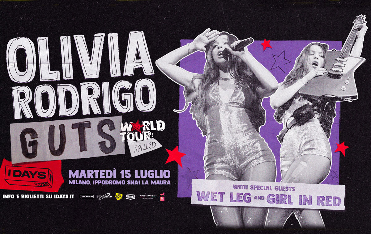 Olivia Rodrigo a Milano nel 2025: la scaletta del concerto del 15 luglio